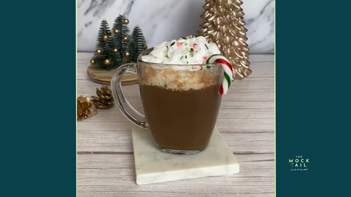 Peppermint Mocha Delight Mocktail - Mocktail Corner